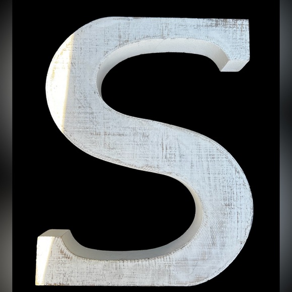 Hobby Lobby | Wall Decor | Hobby Lobby Whitewash Wood Letter S | Poshmark